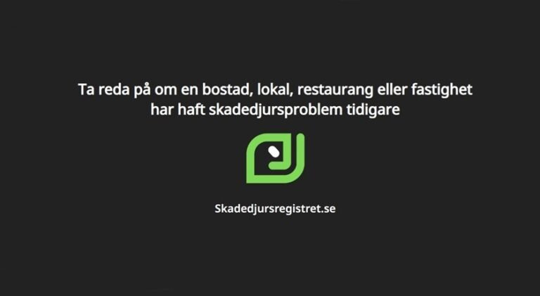 Skadedjursregistret – ta reda på om din bostad, eller lokal har haft skadedjur | Konsumentenheten